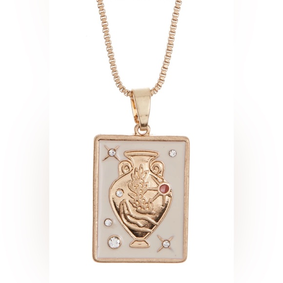 Melrose and Market | Jewelry | Melrose And Market Compassion Enamel Talisman Pendant Necklace ...